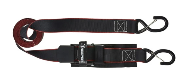 07505 1.75" x 14' GUNWALE TIE-DOWN, S HOOKS WITH LATCH – Keeper Products